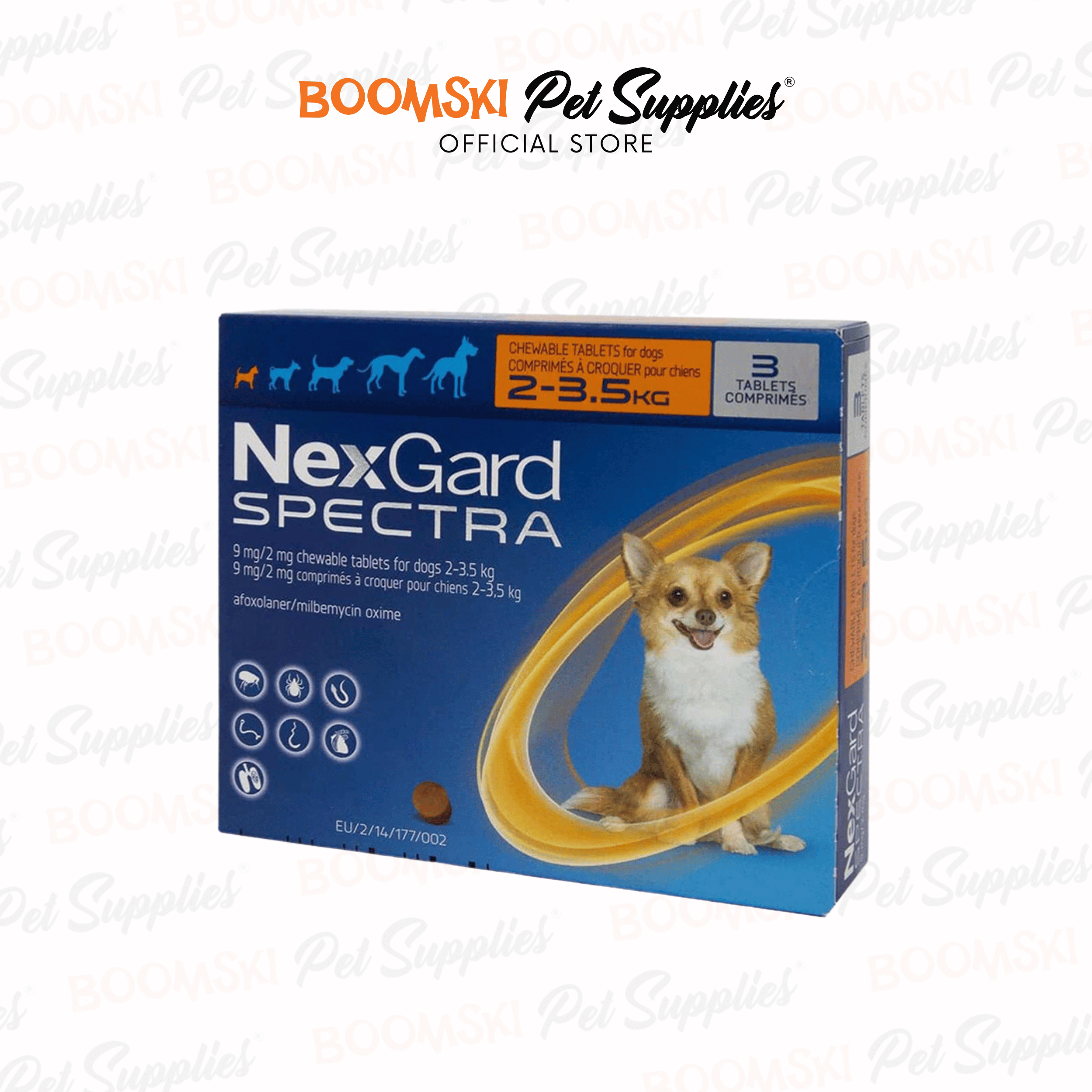 NexGard Spectra [Afoxolaner + Milbemycin Oxime] Chewables for Dogs (3 ...