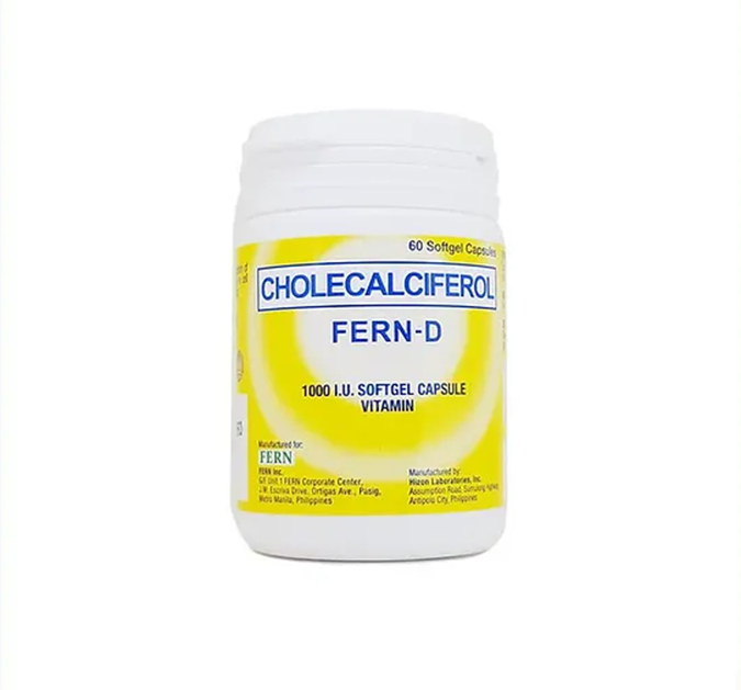 i-FERN FERN-D CHOLECALCIFEROL 1000 I.U. Softgel CapsuleS | Lazada PH