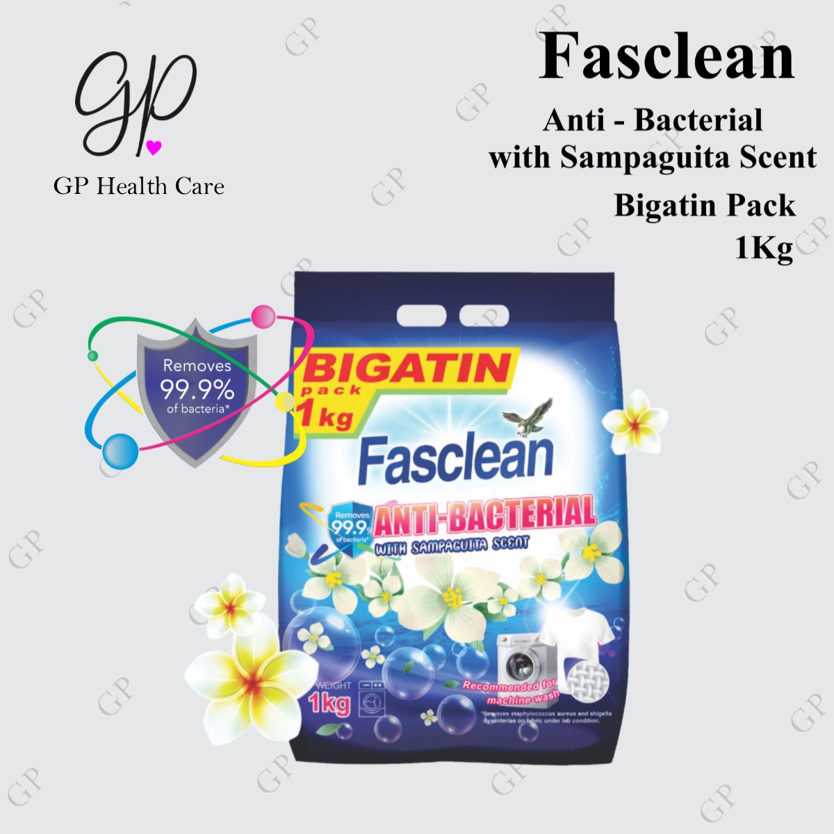 FasClean Detergent Bigatin 1kg- GP Health | Lazada PH