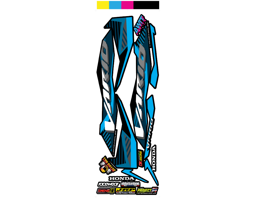 HONDA CLICK GAME CHANGER 125 V3 VARIO DECALS | Lazada PH