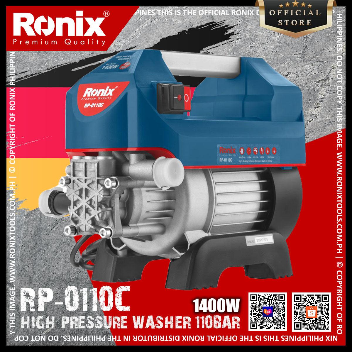 [NEW ARRIVAL] Ronix RP-0110C (Induction Motor) Industrial High Pressure ...