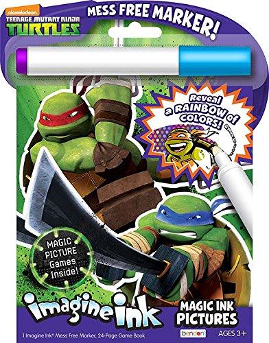 Bendon 17915 Teenage Mutant Ninja Turtles Imagine Ink Magic Ink ...