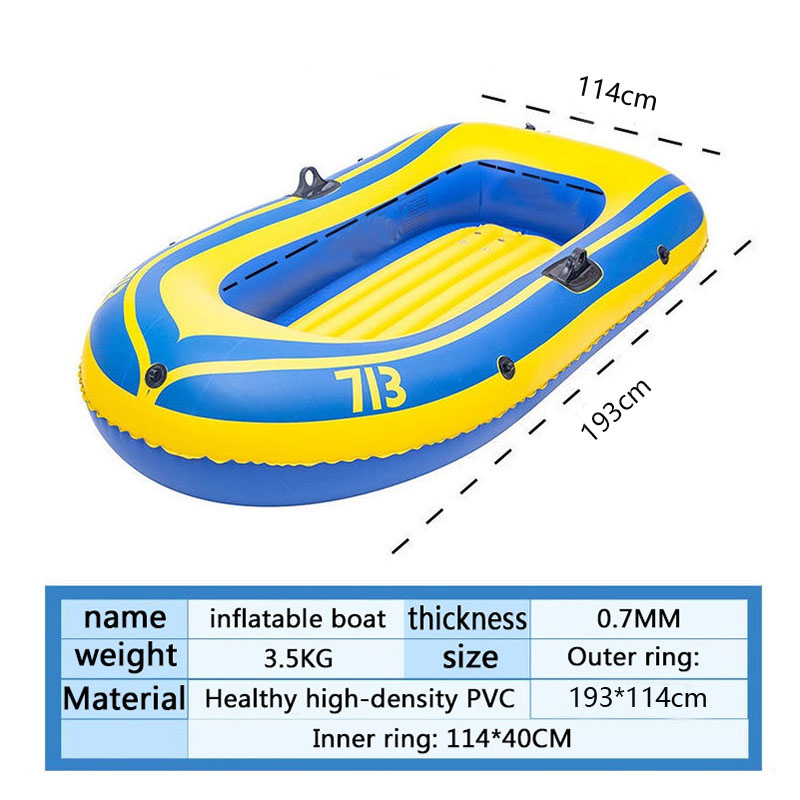 Drifting boat inflatable kayak double inflatable boat fishing boat 2 ...