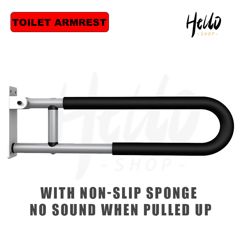 Handicap Grab Bars Rails Toilet Handrails Bathroom Safety Bar Hand ...