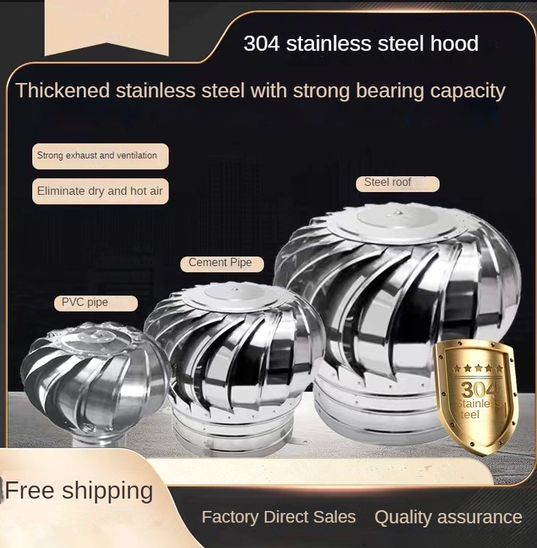 600mm Roof Whirl Turbine Ventilator Powerless Fan for Cooling and ...