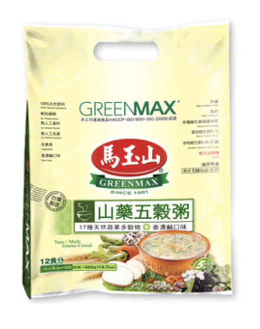 Greenmax Taiwan Multigrain Nutritous Cereal Instant Hot Breakfast ...