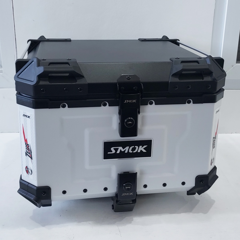 SMOK ZEUS V1 ALUMINUM TOP BOX 45 LITERS WITH BACKREST (White-UB15ZC6 ...