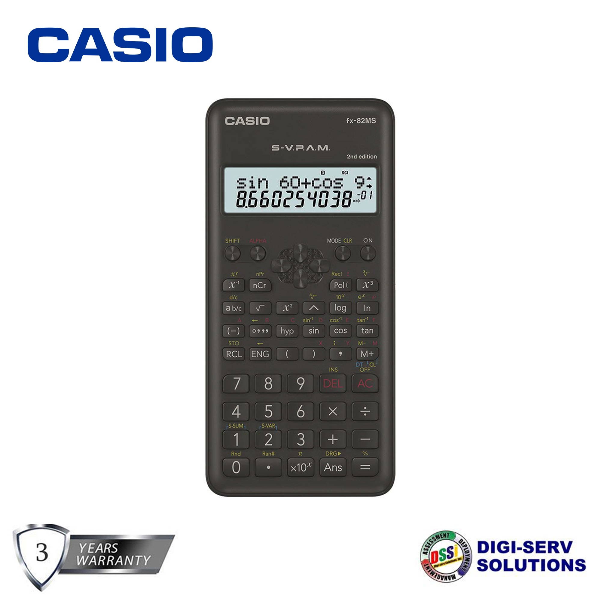 Casio FX-82MS 2nd Edition Standard Scientific Calculator | Lazada PH