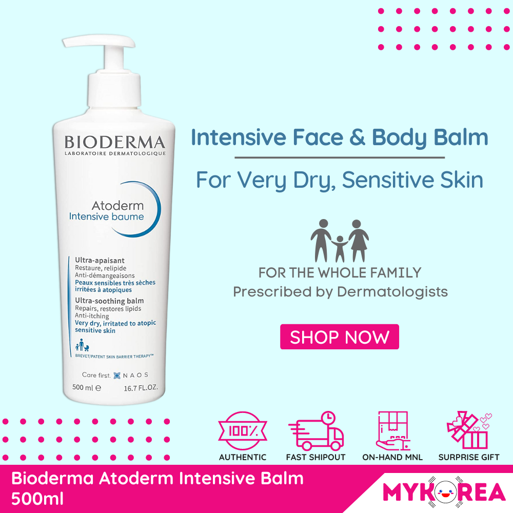 BIODERMA Atoderm Intensive Baume 500ml - Face and Body Moisturizing ...