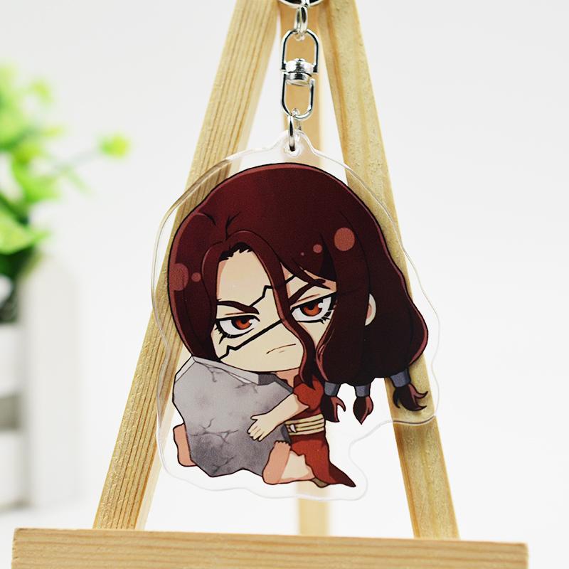 ️ KN Dr. Stone keychain mobile phone charm key chain key ring acrylic ...