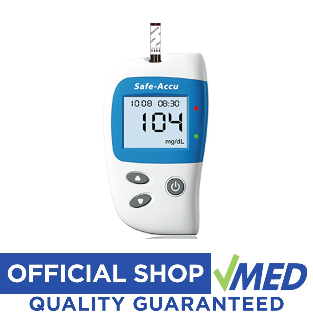 Safe Accu 2 Blood Glucose Machine Monitor Glucometer Strips | Lazada PH