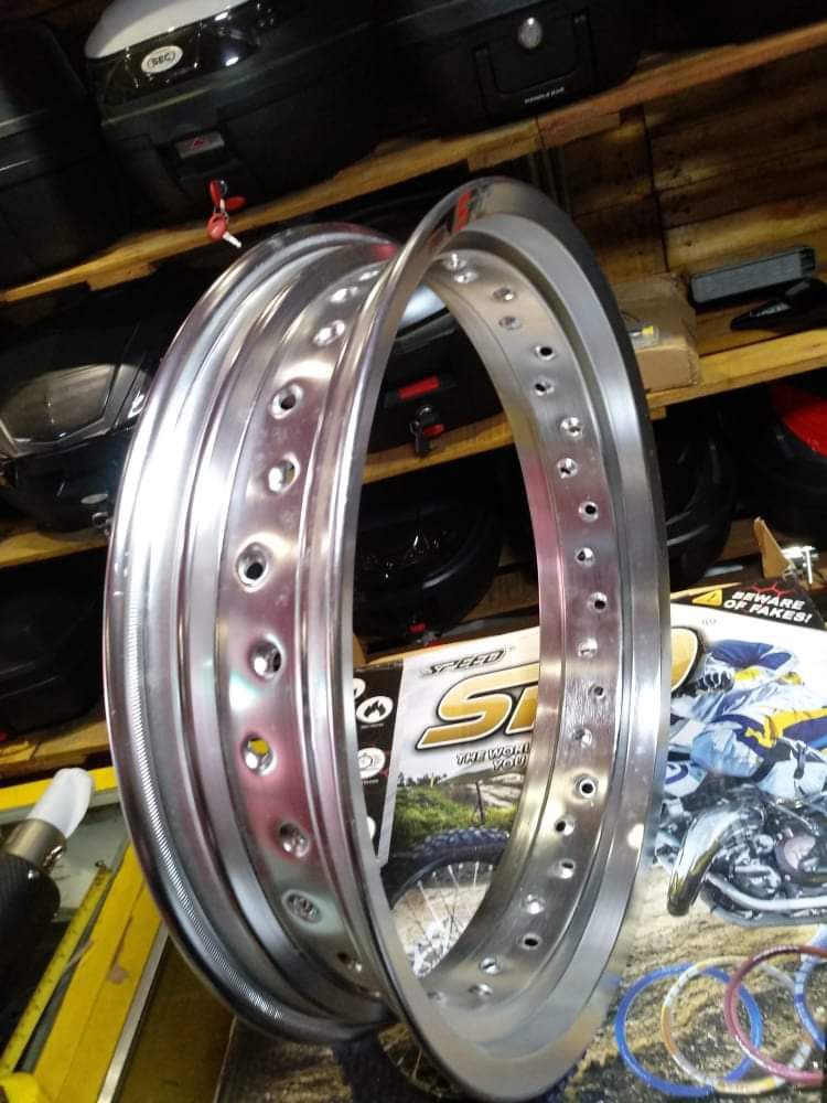 Rims 3.50-17 SILVER (SPD) 1pc / 36 holes | Lazada PH