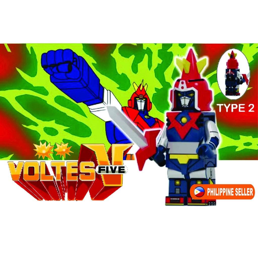 ☢ Version 2 - Lego Compatible VOLTES V T2 MAZINGER Z DAIMOS GREAT ...