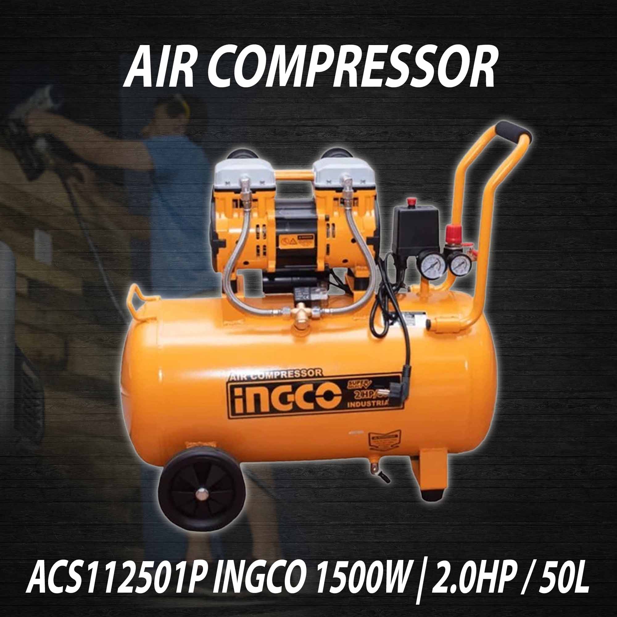 INGCO 2HP AIR COMPRESSOR - ACS112501P | Lazada PH