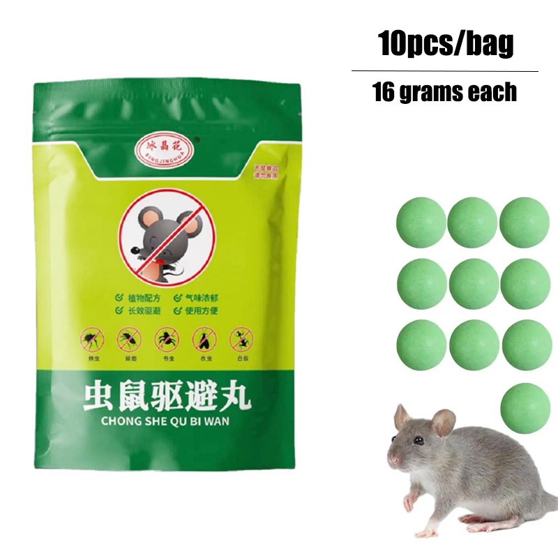 HTF Mouse Repeller Repellent Mouse Cockroach Insect Repellent Mothballs ...