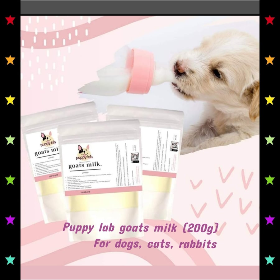 Puppy Lab Goats Milk Powder 200g (For Dogs, Cats, Rabbits) | Lazada PH