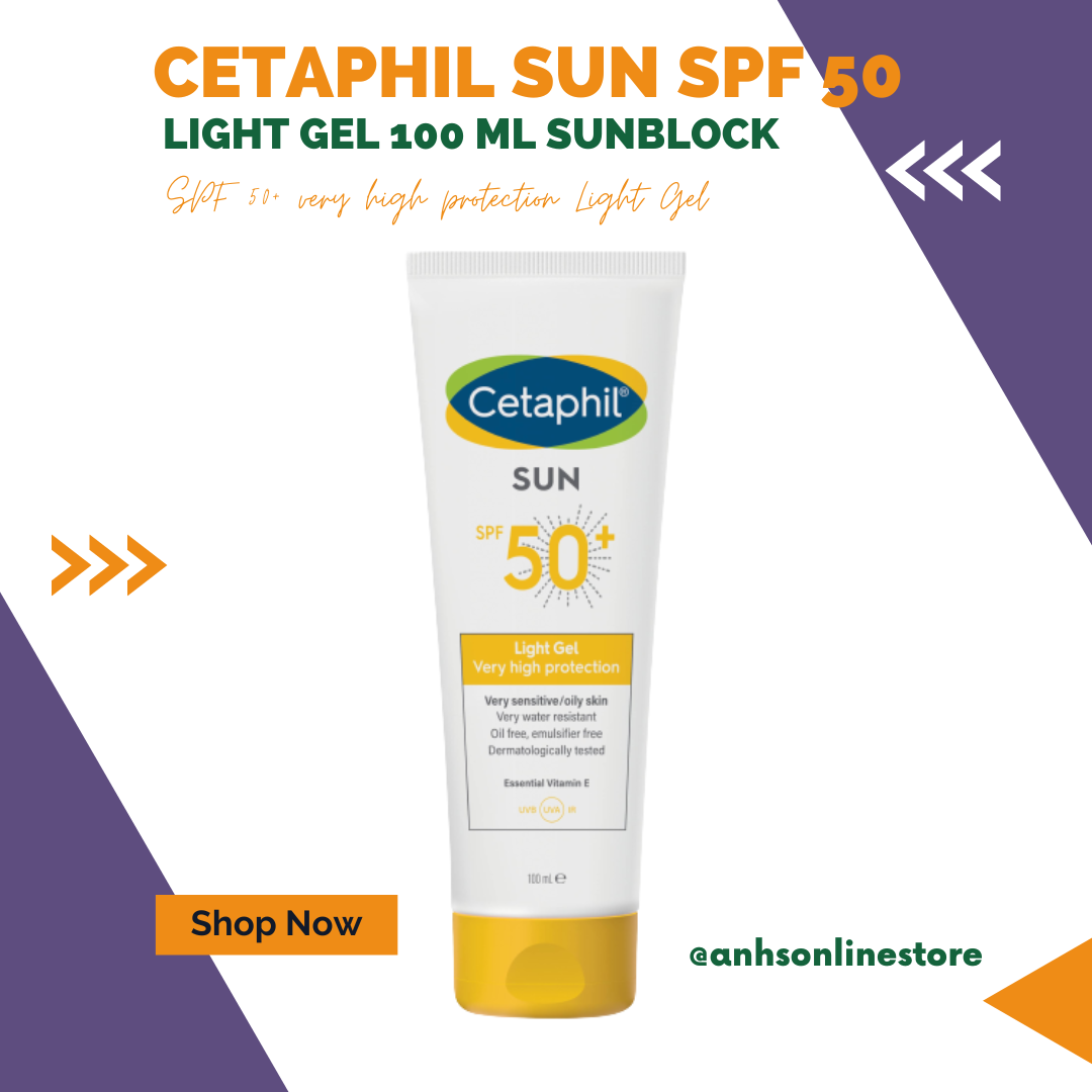Cetaphil Cetaphil Sun Spf 50- Light Gel 100 Ml Sunblock SPF 50+ very ...