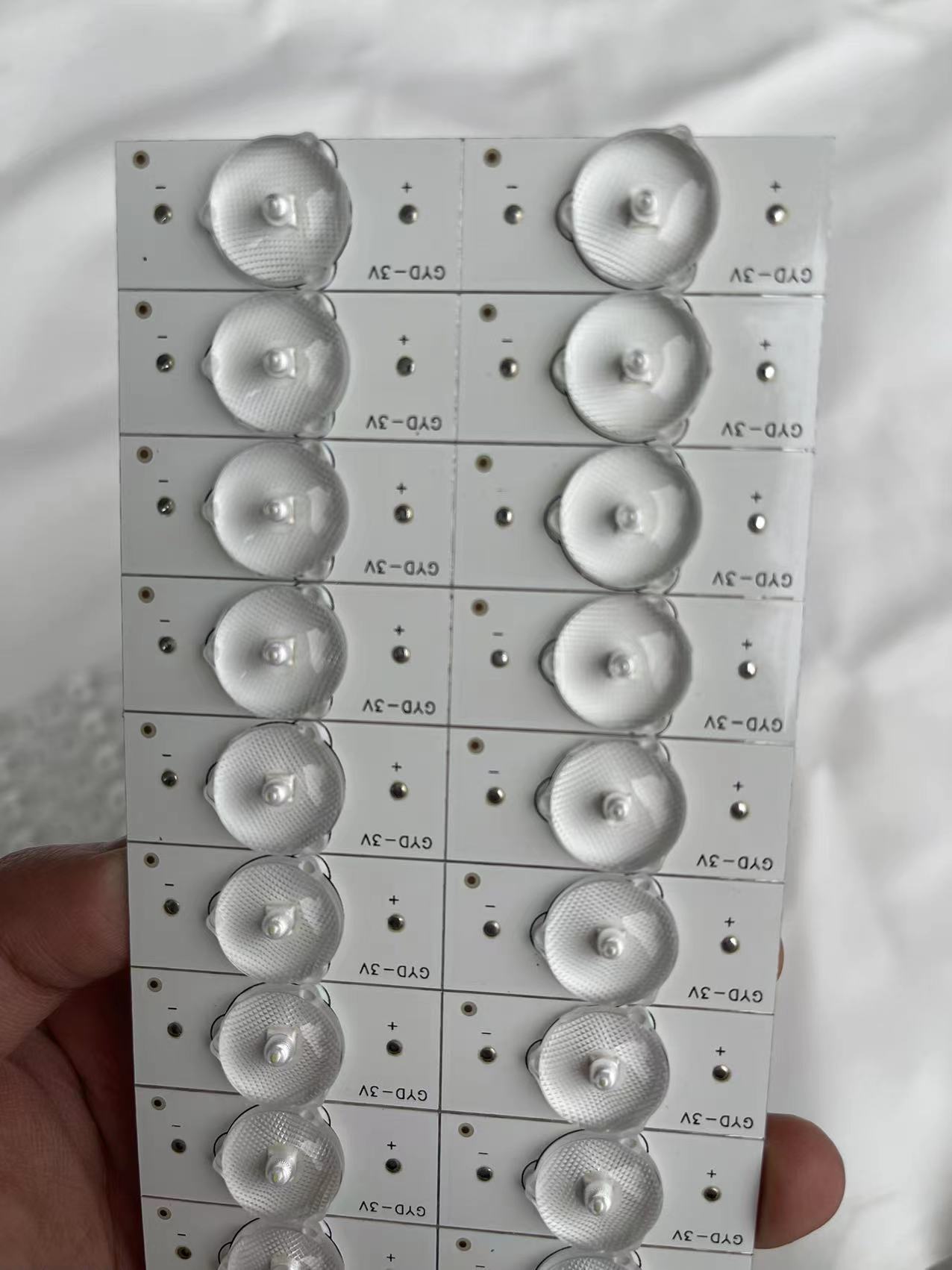 【COD】100pcs/bag Aluminum substrate 3V/6V LED concave-convex mirror ...