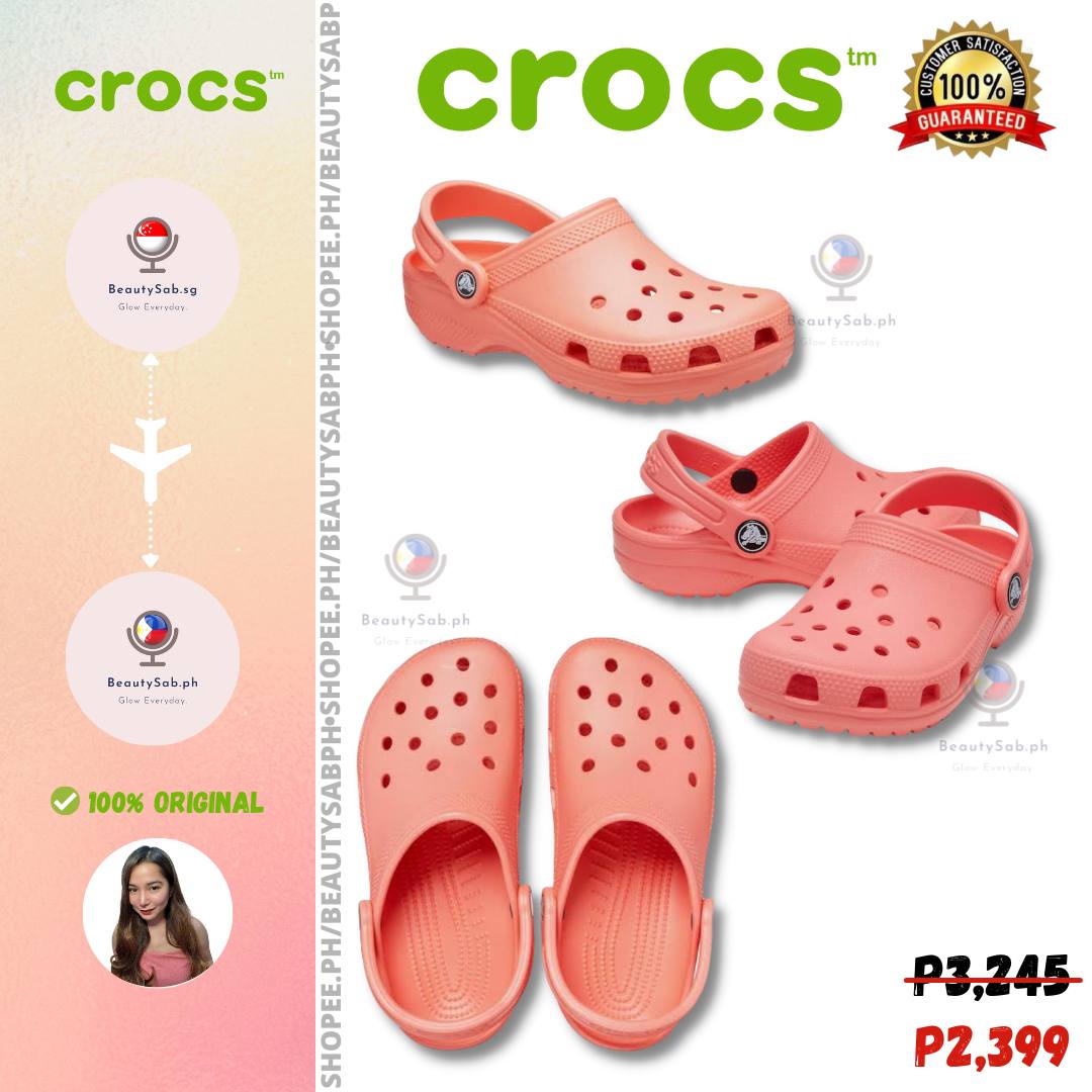 [ONHAND] CROCS Classic Clogs (Authentic from Singapore - exclude JIBBITZ) | Lazada PH