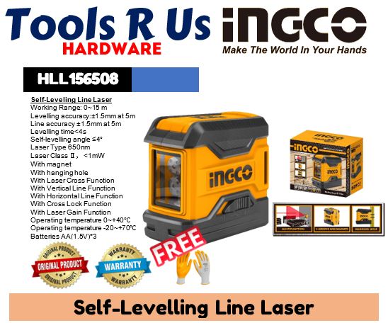 INGCO Self-Leveling Line Laser HLL156508 | Lazada PH