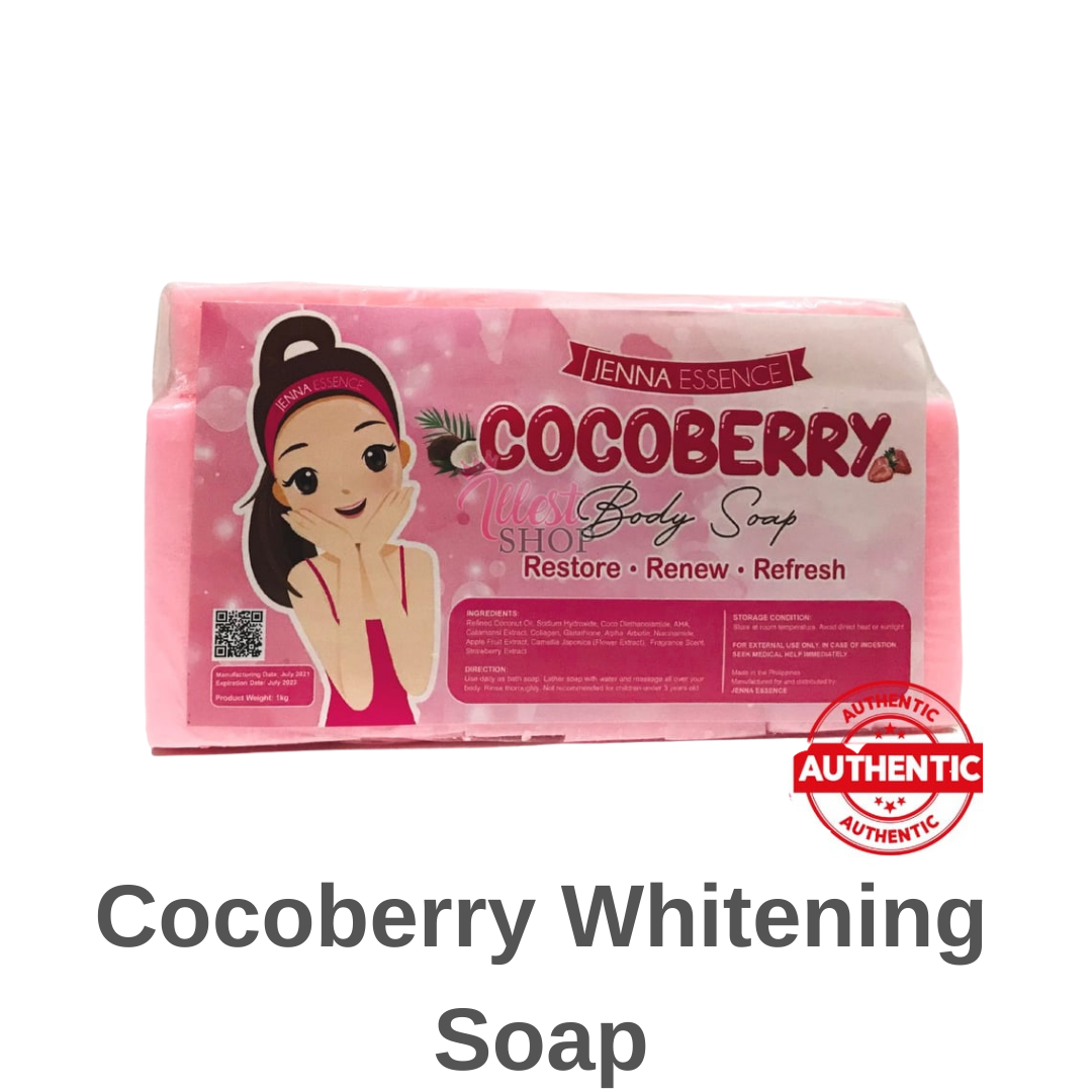 COCOBERRY SOAP BAR / PER PIECE 100% Original Jenna Essence Whitening ...