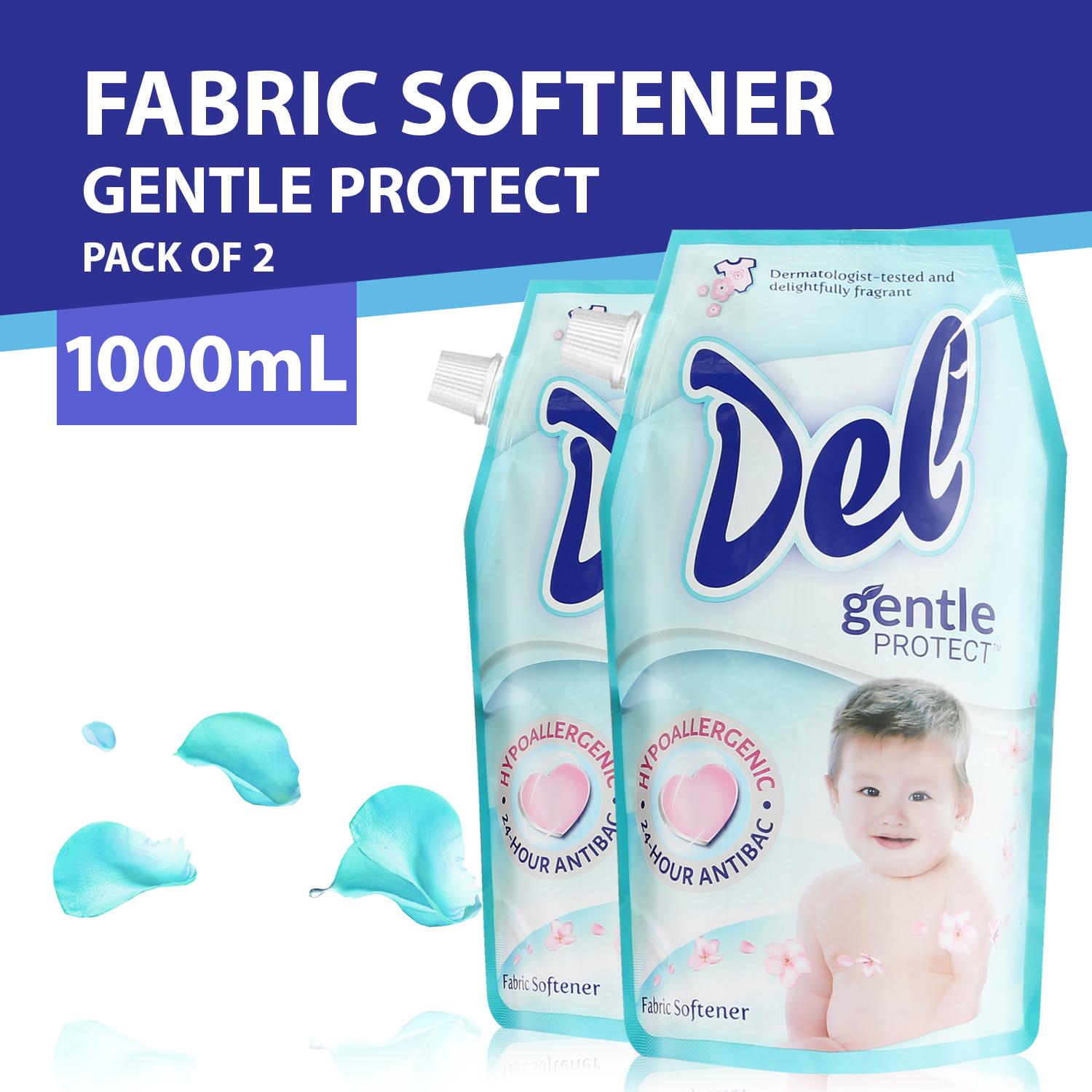 Del Gentle Protect Fabric Softener (1000 mL SUP) Set of 2 | Lazada PH