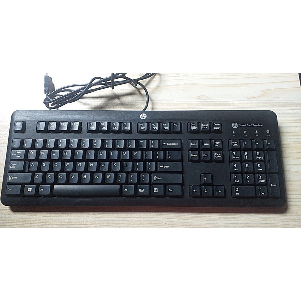 Hewlett Packard Hp USB keyboard Black and Silver | Lazada PH