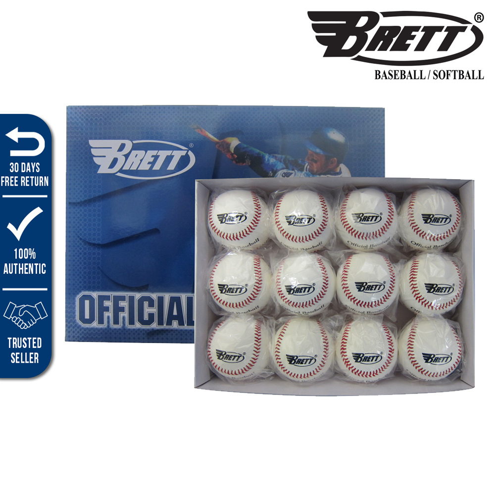 Brett Baseball Ball Official x 12 pcs (HF-300) | Lazada PH