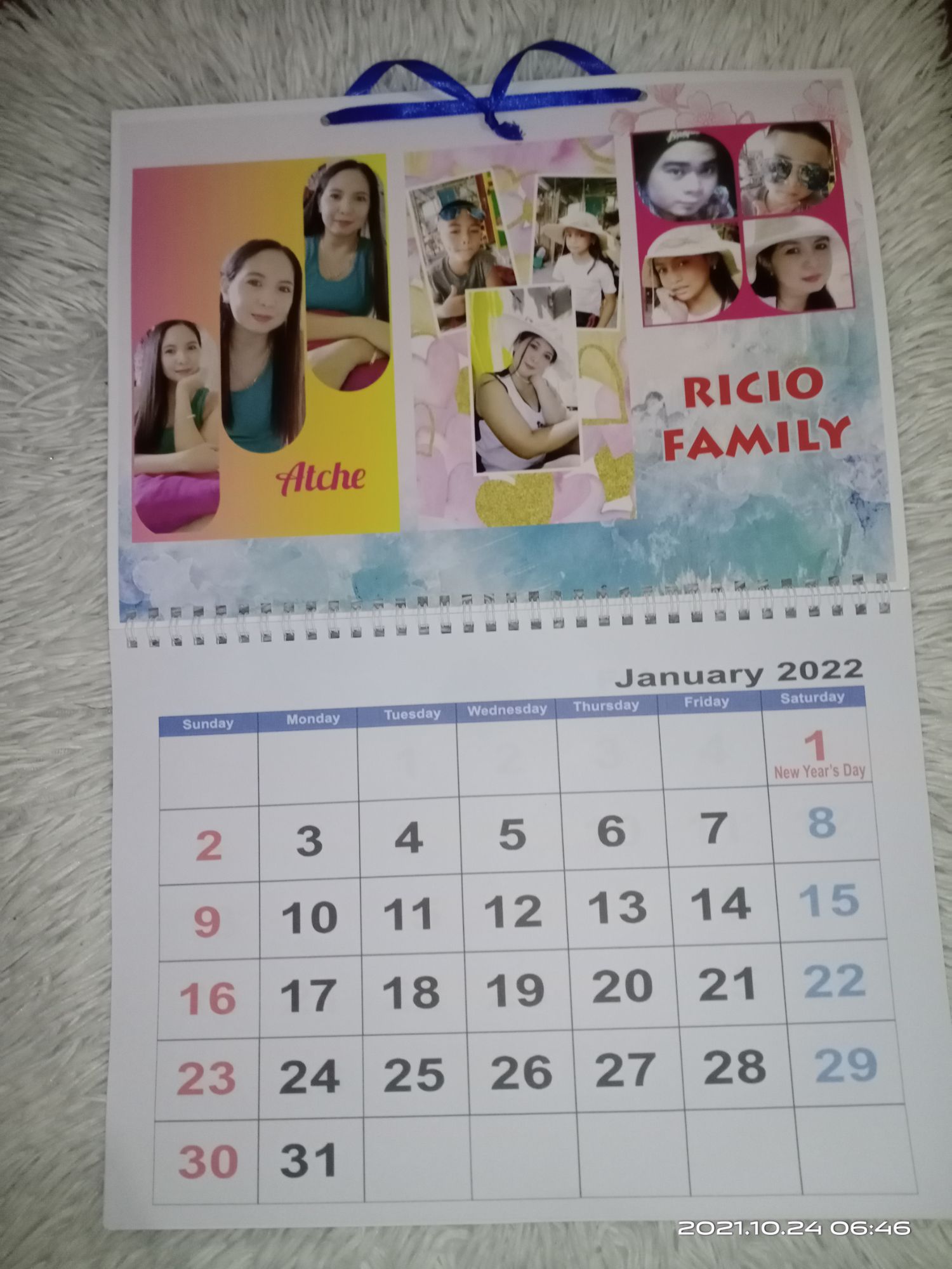Personalized Calendar 2022 ( 11.5*16.5") Meduim size | Lazada PH