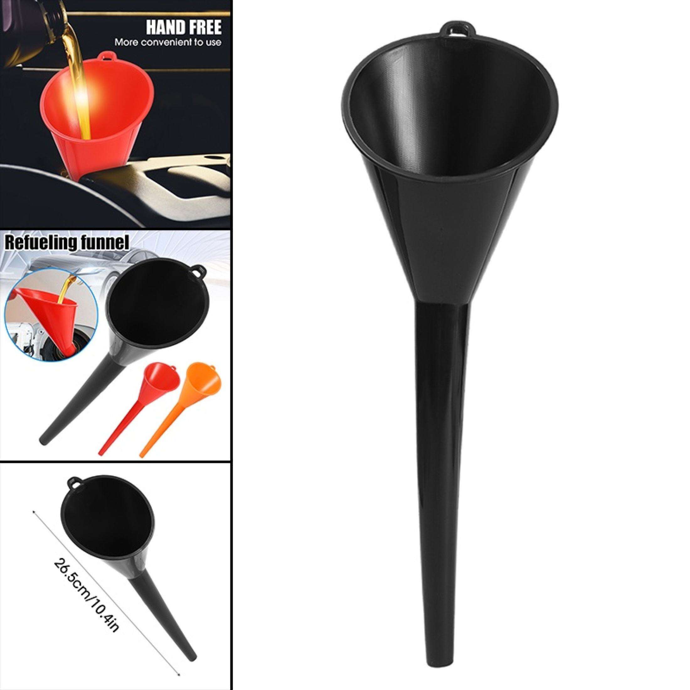 29CM Long Stem Anti-Splash Funnel Car Motorcycle Gasoline Engine Oil ...