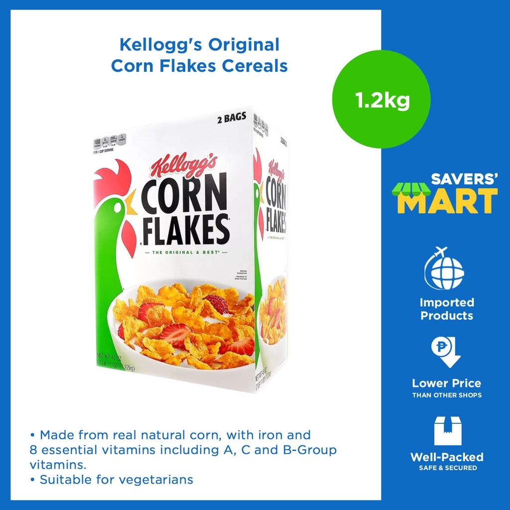 【Local delivery】 Kellogg's Froot Loops Corn Flakes Cereals (2 Bags ...