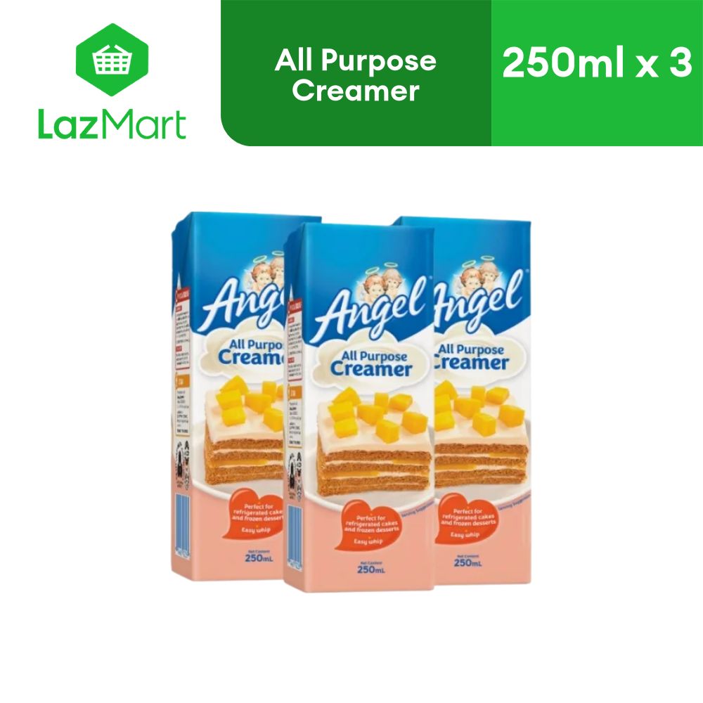 Angel All Purpose Creamer 250ml - Pack of 3 | Lazada PH