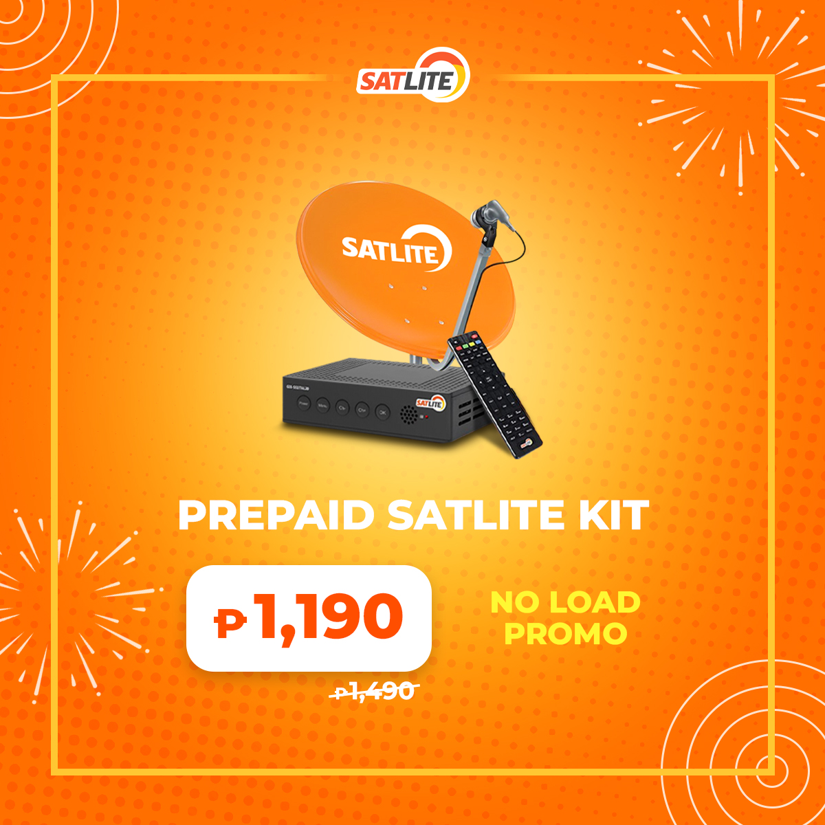 SatLite Prepaid Kit | NO FREE LOAD (Complete set) | Lazada PH