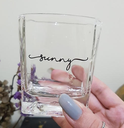 Personalized Decal Whiskey / Scotch Glass | Lazada PH