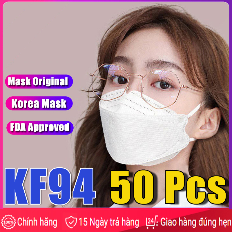 HAJIMI 50Pcs KF94 Reusable Original Washable KF94 facemask KF94 For Women Men Adult Face Masks ...