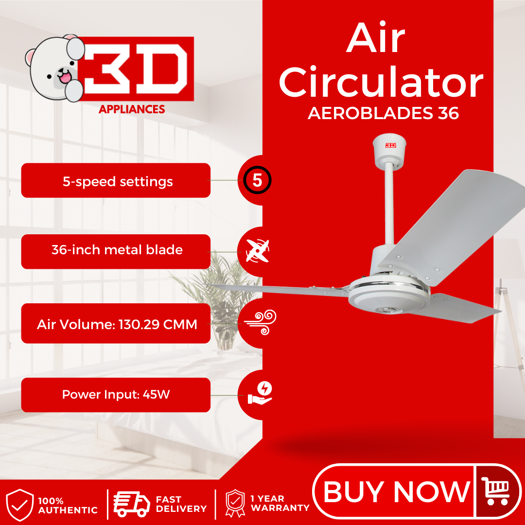 3D Aeroblades 36 Ceiling Fan | Lazada PH