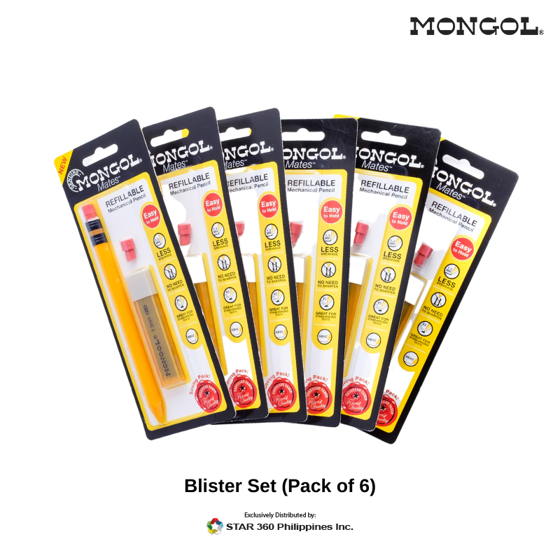 Mongol Mates (Blister Pack, Mechanical Pencil, Lead Refill) | Lazada PH