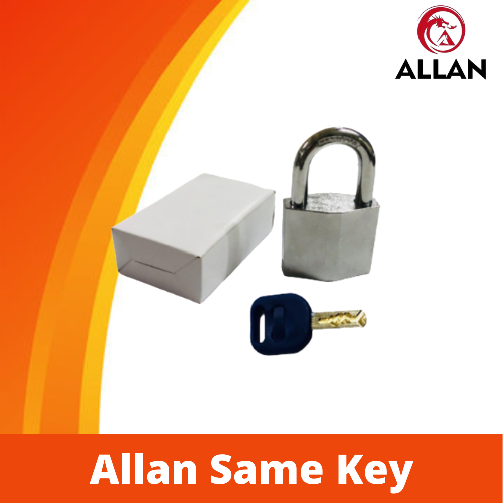 5pcs Allan Padlock Open By Same Keys /One key can open all the locks ...