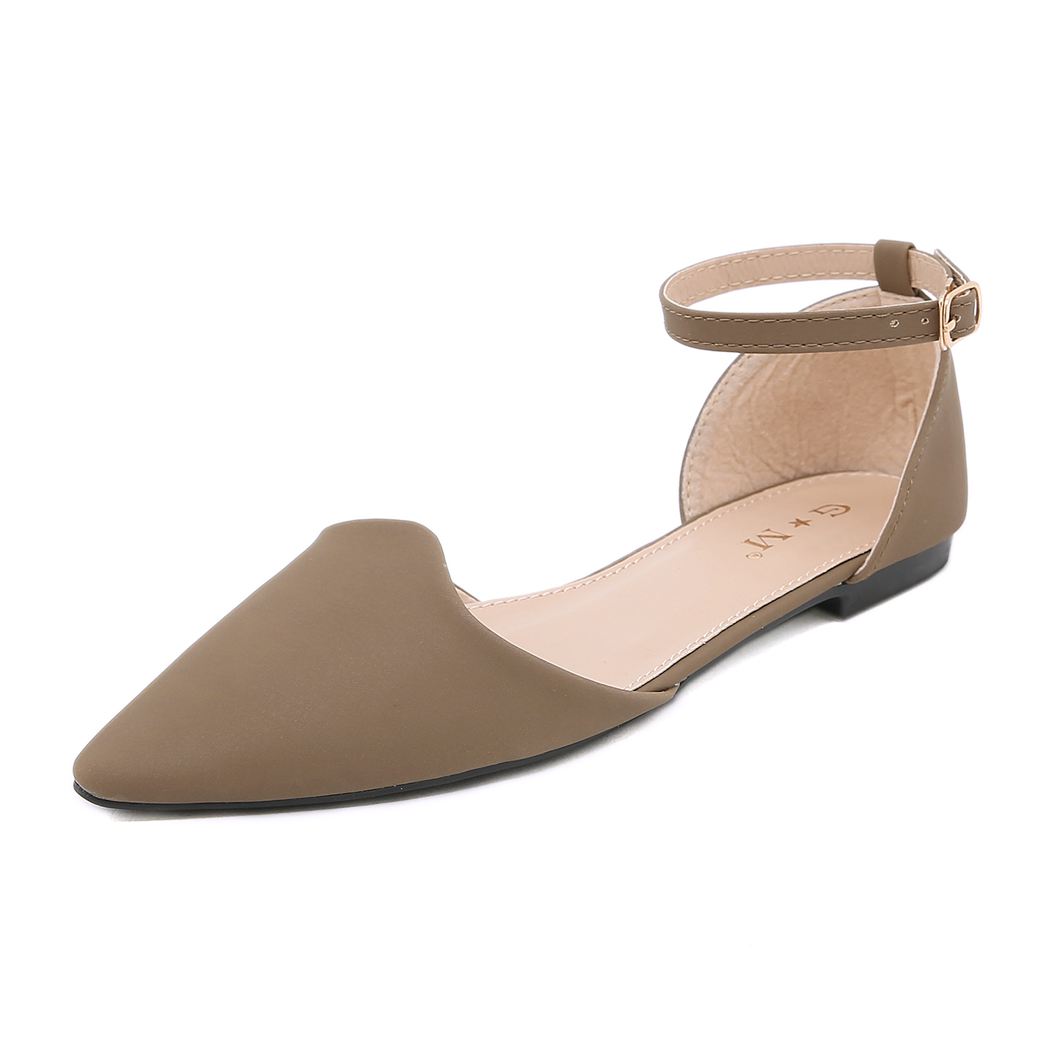 elegant Korean Pointed Toe leather block sandals for women | Lazada PH