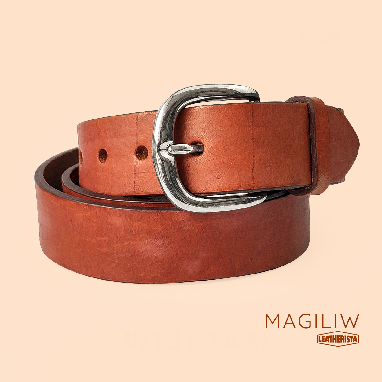 Leatherista Lokal Magiliw Reddish Brown (Leather Belt for Men and Women ...