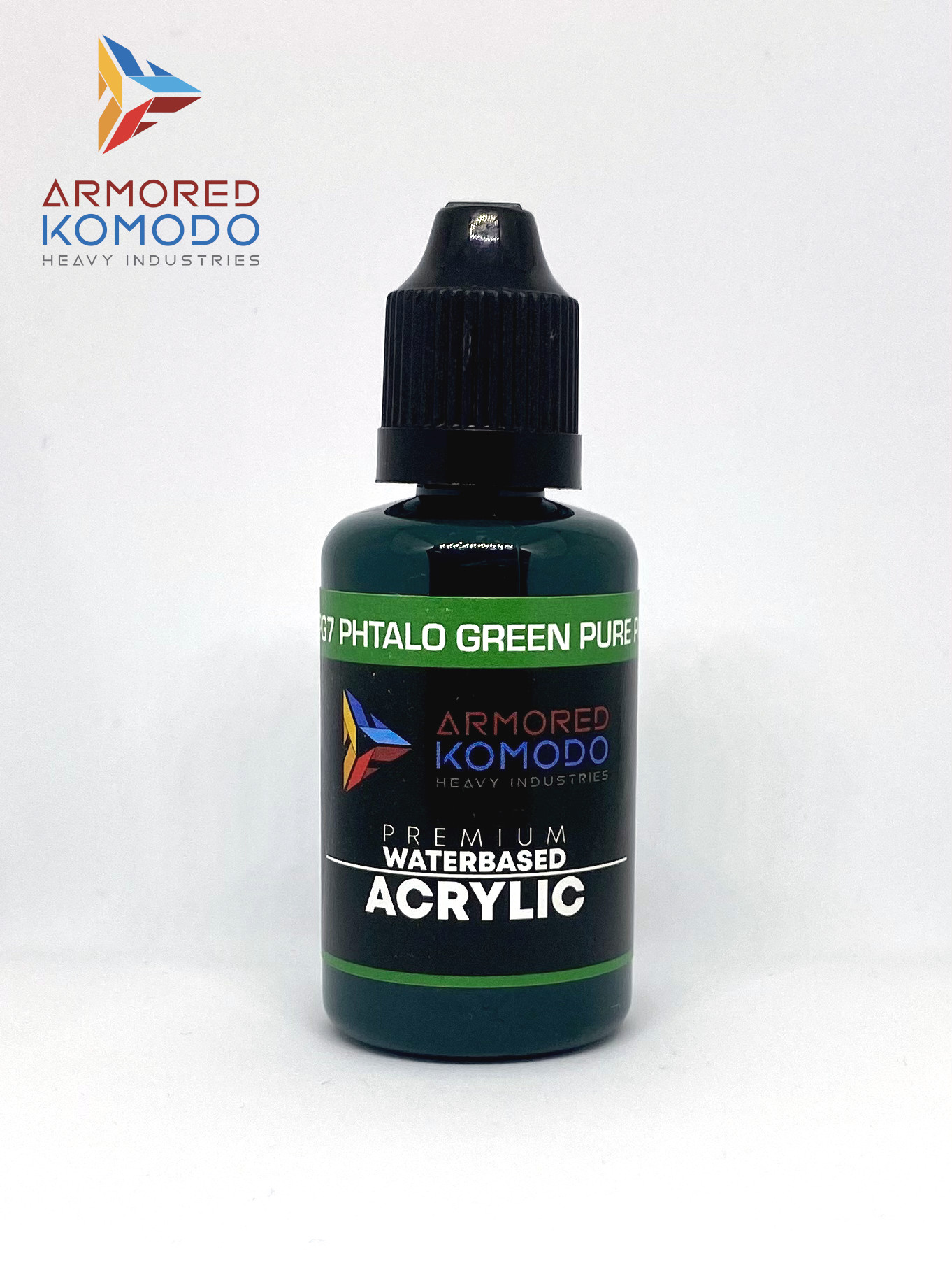 PG7 Phtalo Green PH736 30ml Armored Komodo Premium Waterbased Acrylic ...