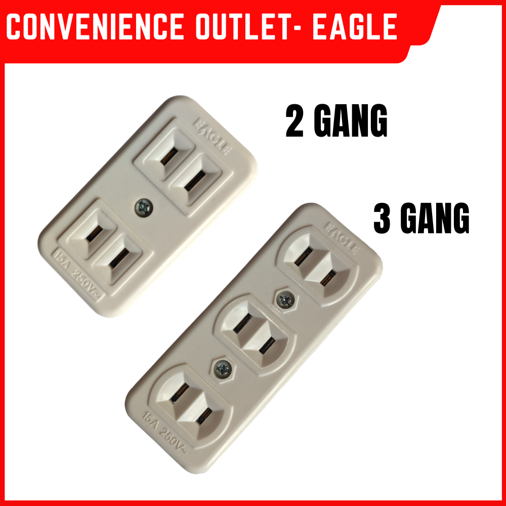Eagle Convenience Outlet (Available in 2 Gang and 3 Gang) | Lazada PH