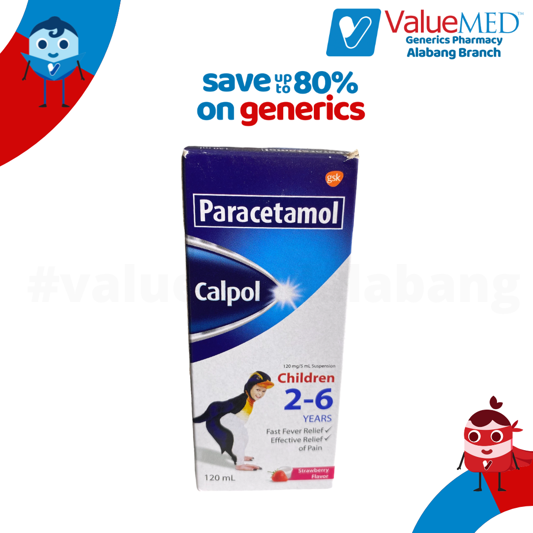 Paracetamol (Calpol) Syrup Strawberry 120Ml | Lazada PH