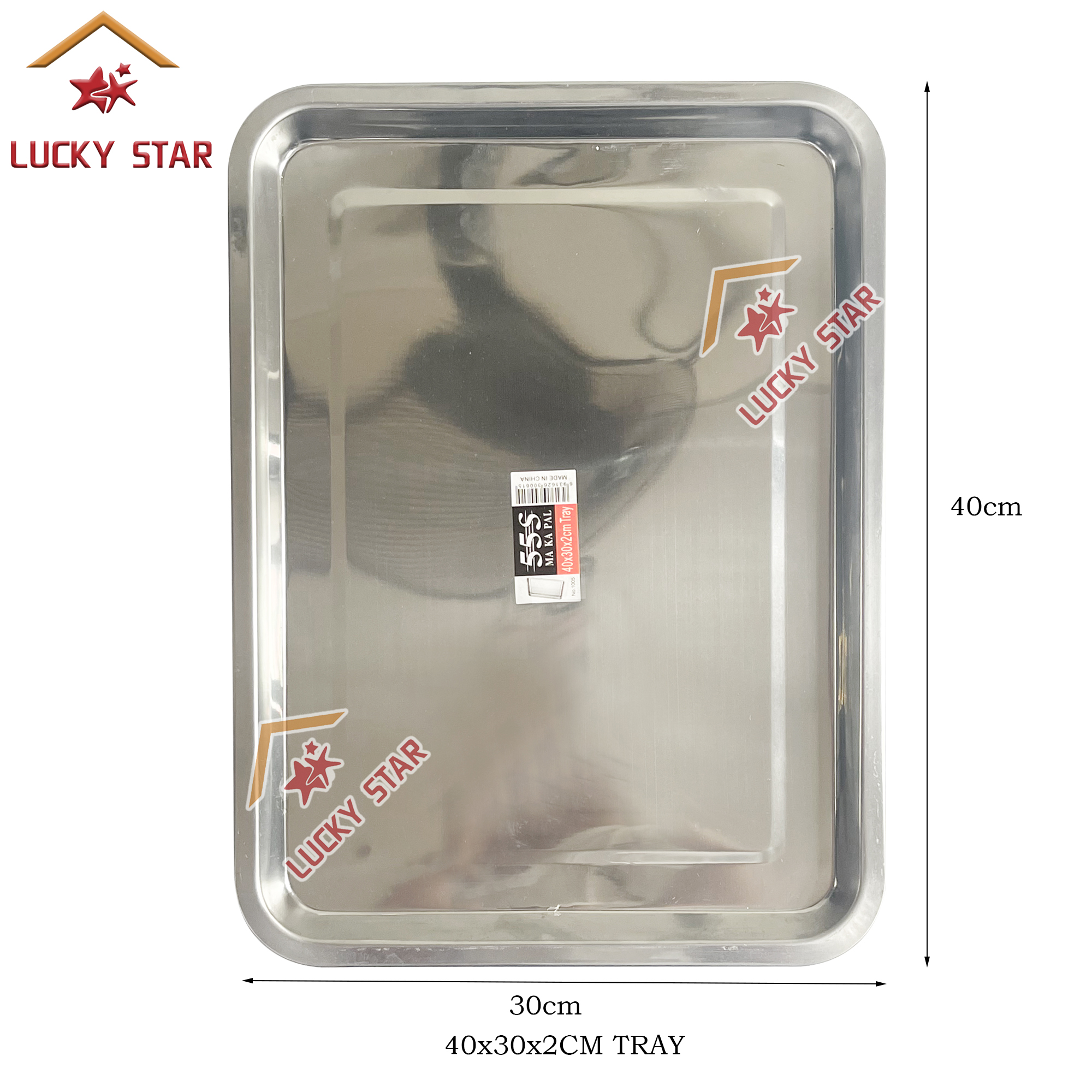 High Quality Stainless Steel Food Tray 55S MAKAPAL / Serving Trays ...