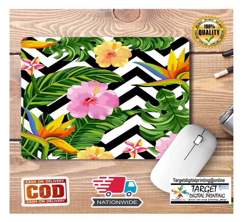 Minimalist Design and Print I Leafy Mouse Pad I 5mm Thick Mouse Pad ...