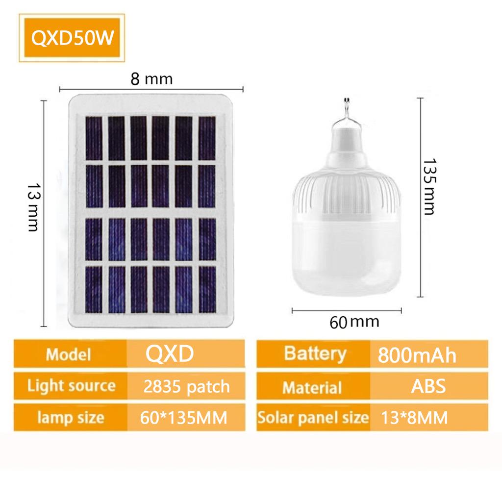 1000W solar lamp 7200mah solar light outdoor LED waterproof solar bulb ...