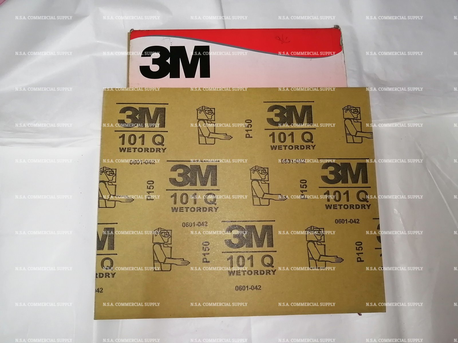 SANDPAPER / LIHA 3M WETORDRY 225mm x 275mm GRIT #100 #120 #150 #240 #400 #600 #1000 (6PCS ...