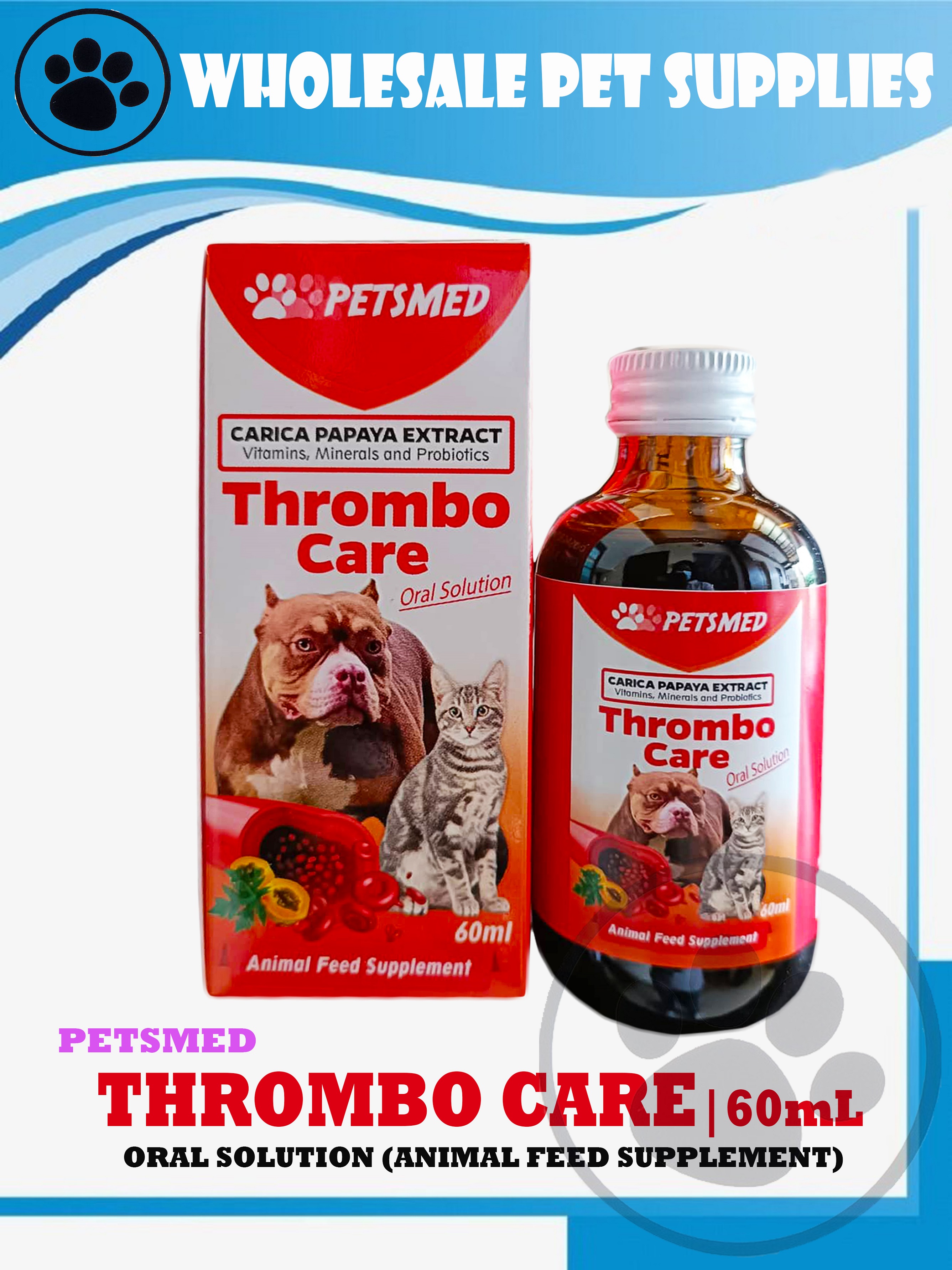 Petsmed THROMBO CARE | 60mL | Lazada PH
