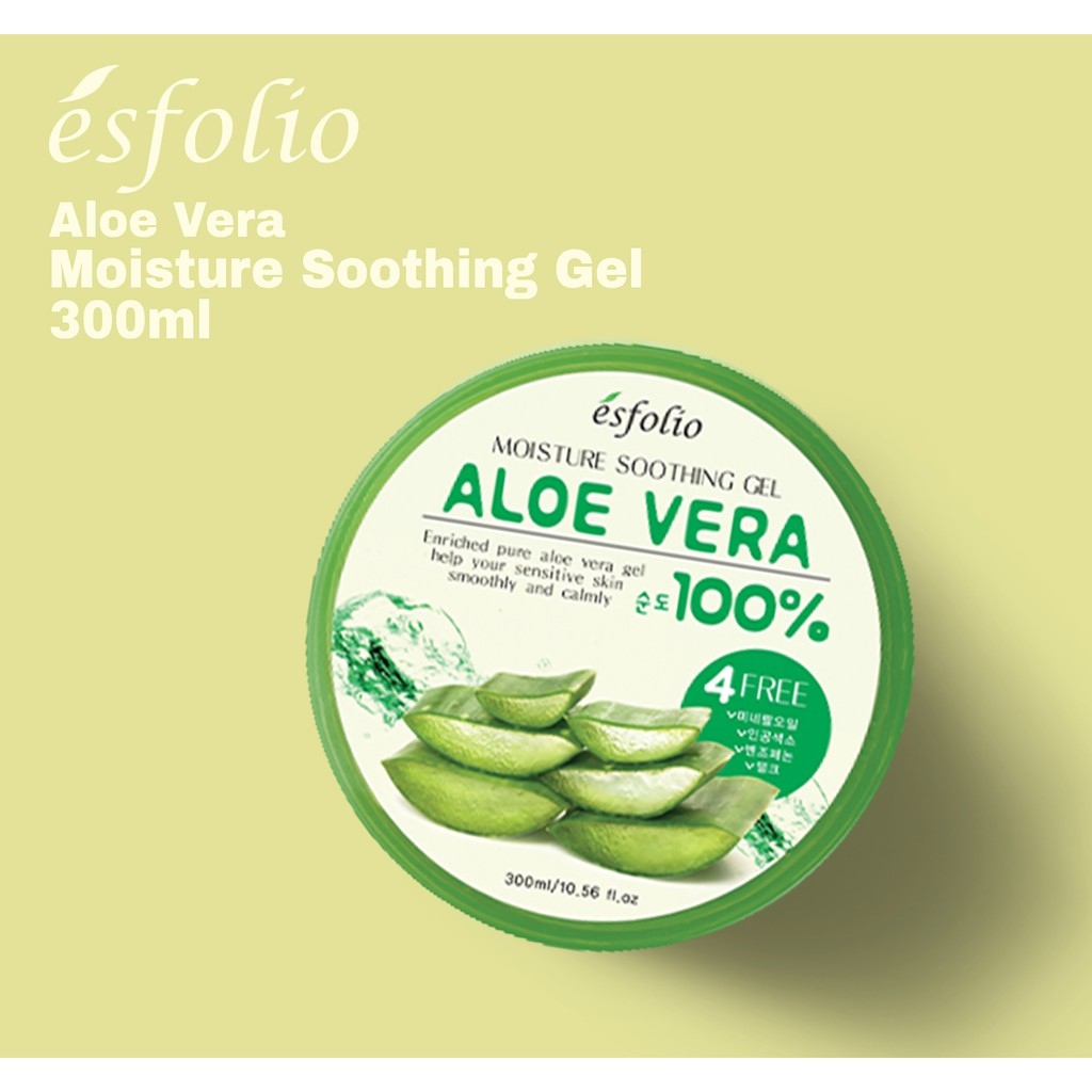 ♗∈ Esfolio Aloe Vera Moisture Soothing Gel 100 300ml | Lazada PH