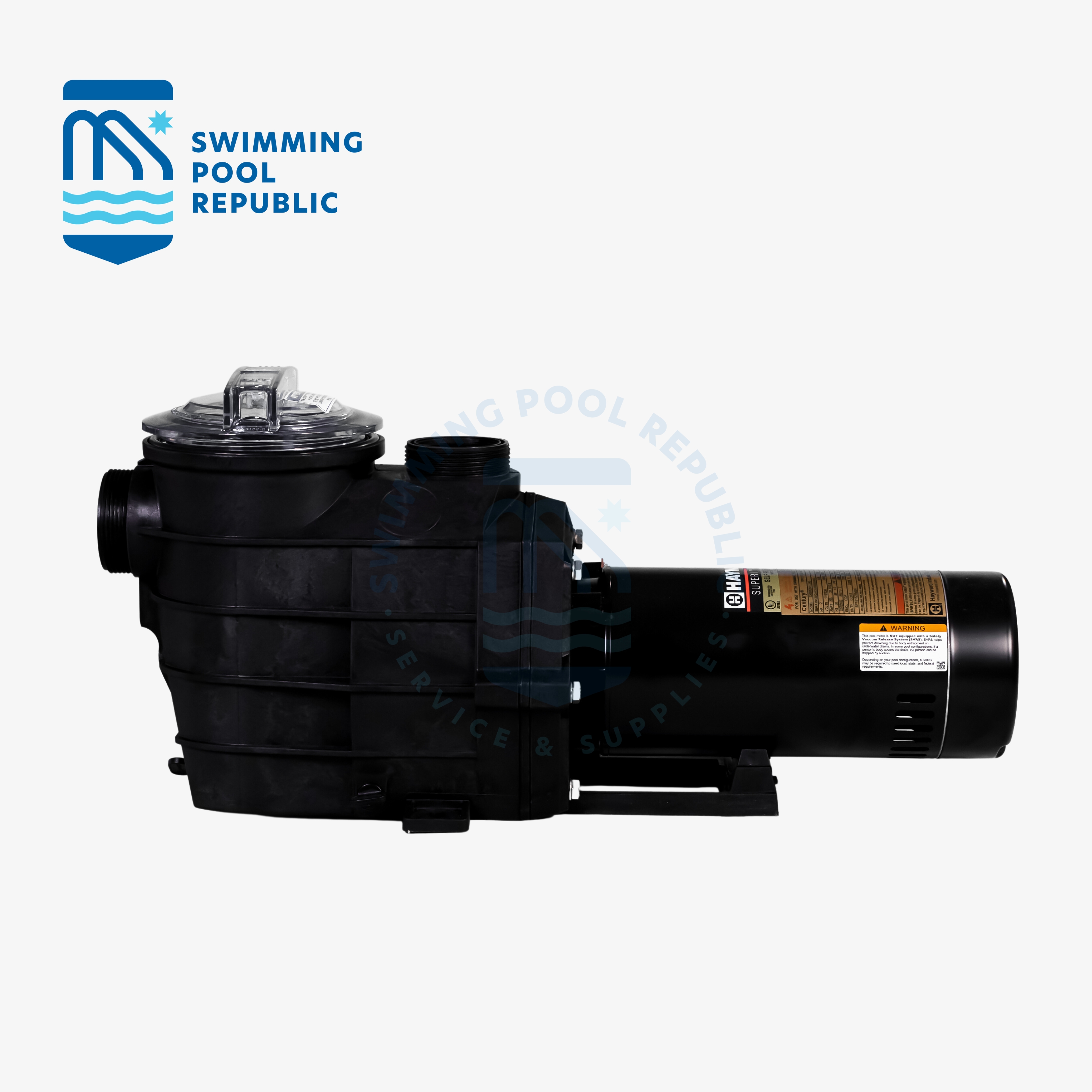 SWIMMING POOL PUMP, HAYWARD SUPER II, SP3015X20AZ, 2 HP, 112 GPM AT 30 ...